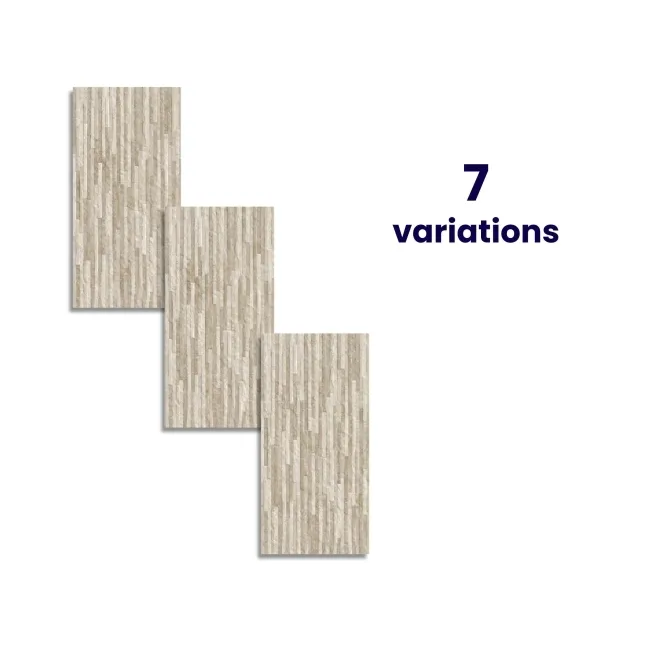 Premiere Beige Split Face Effect Matt Ceramic Wall Tile|Tile Mountain